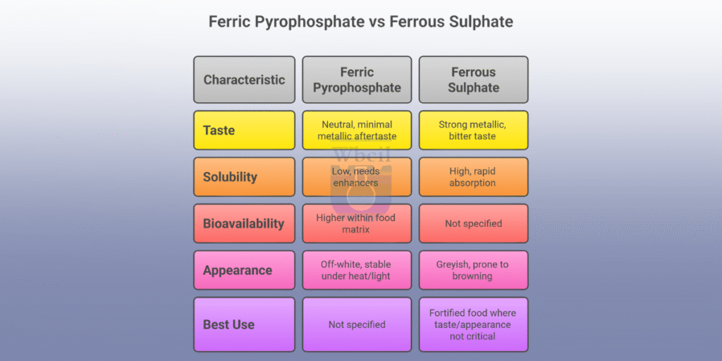 Ferric Pyrophosphate Uses In Food, Beverages and Fe Fortification