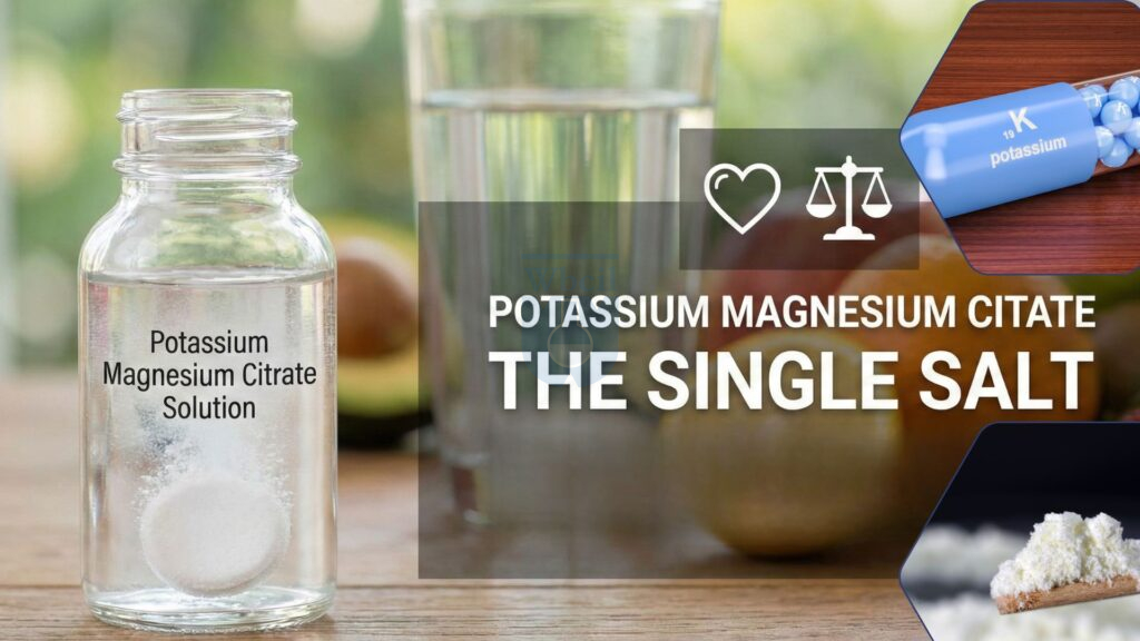 Potassium Magnesium Citrate: The Single-Salt Solution